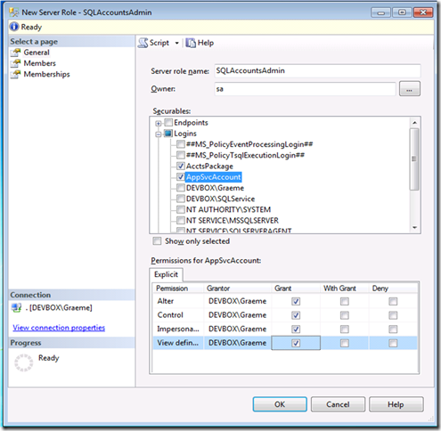 Content Master Technology Blog: Creating a User-Defined Server Role in ...
